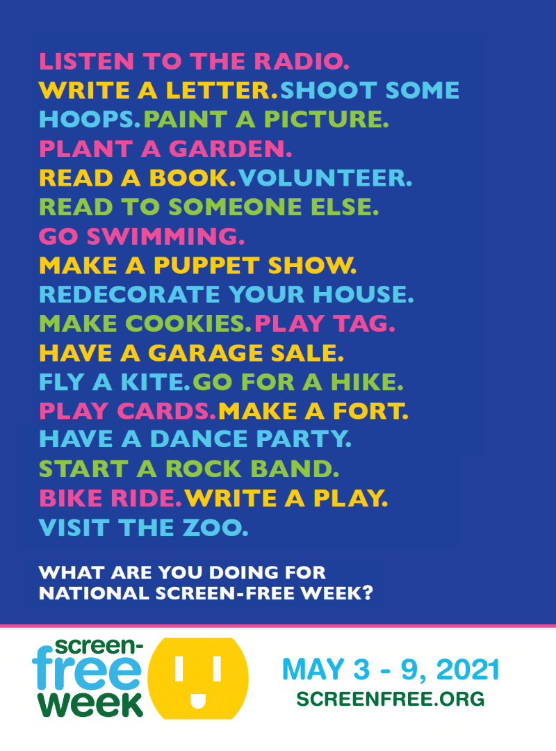 Resources for Community Organizers - Screen-Free Week